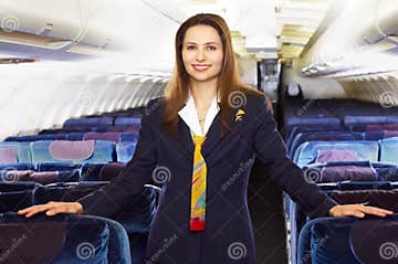 Air hostess (stewardess) stock image. Image of people - 1962287
