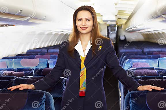 Air hostess (stewardess) stock image. Image of people - 1962287