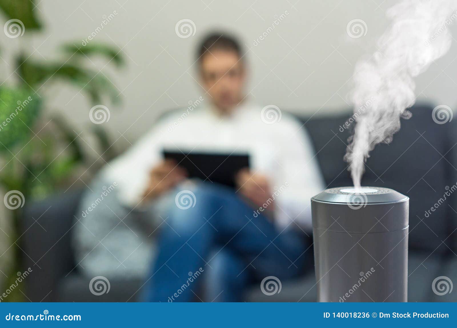 Air humidifier stock photo. Image of humidifier, breath - 140018236