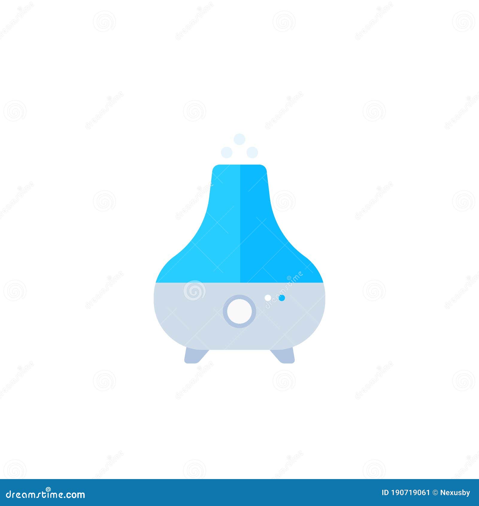 Air Humidifier, Purifier Icon, Flat Vector Stock Vector - Illustration ...