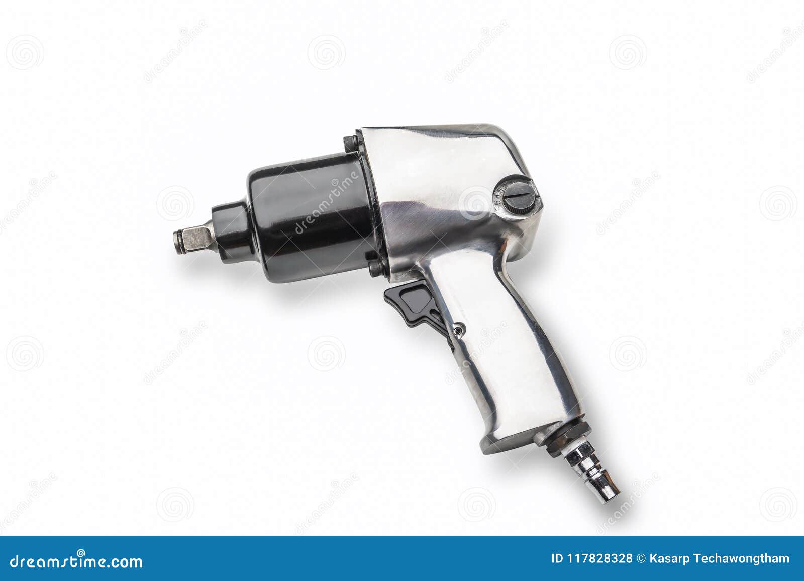Air Impact Wrench on White Background Stock Photo - Image of pliers ...