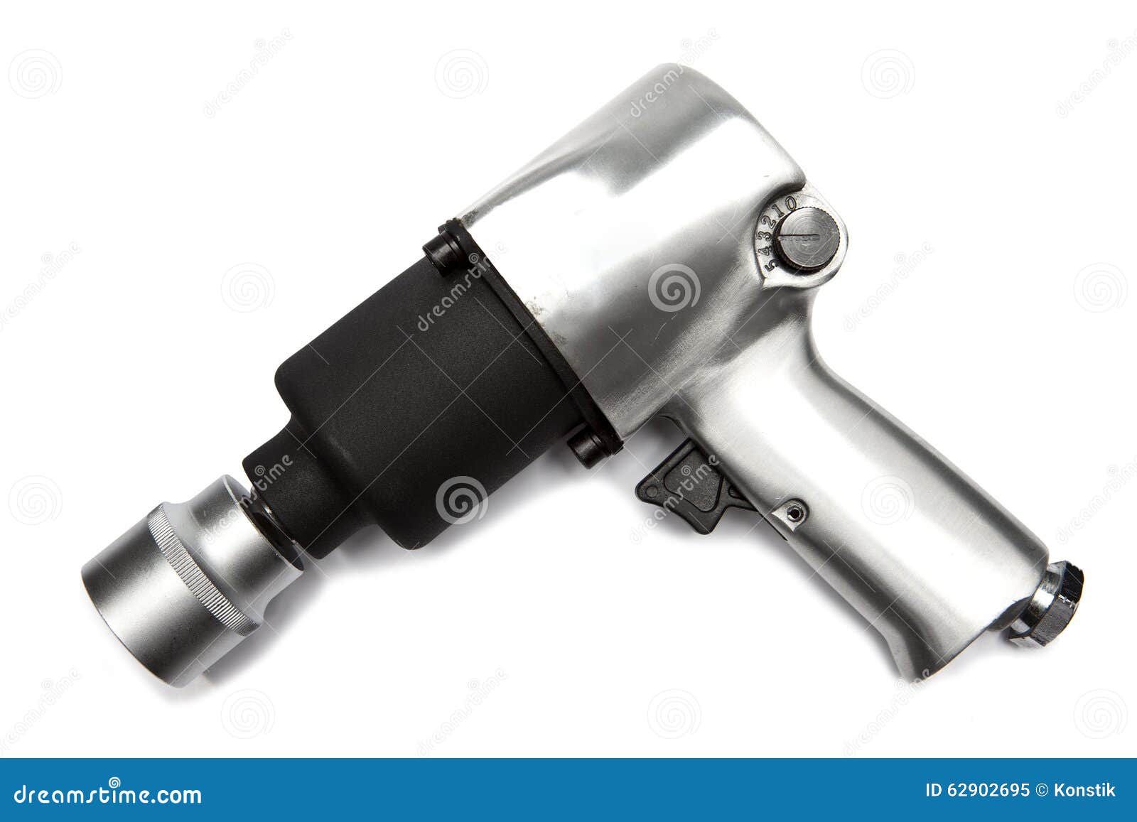Air impact wrench stock image. Image of reversible, pump - 62902695