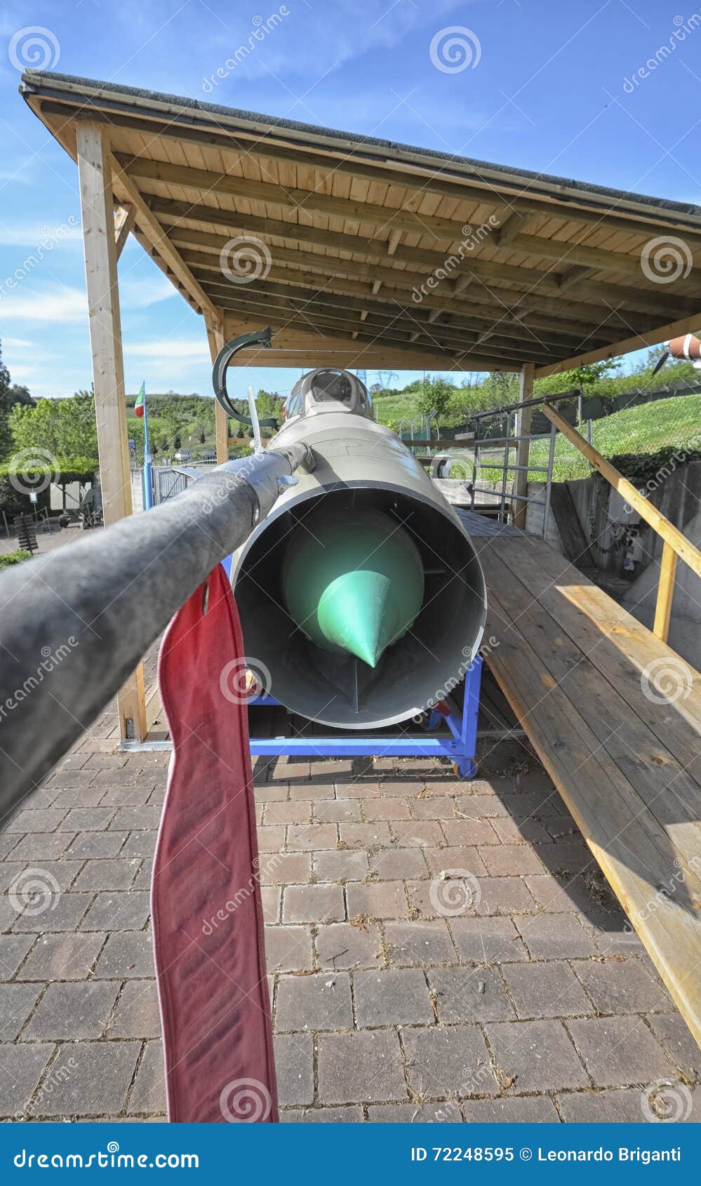 Air Intake of the Famous Mig-21 Fighter Stock Image - Image of airplane ...