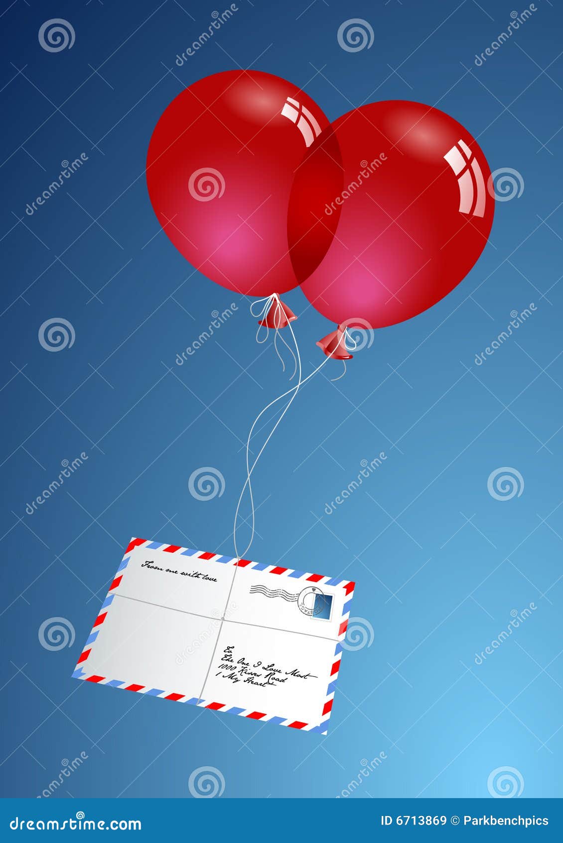 Air mail stock vector. Illustration of glossy, mail, moving - 6713869
