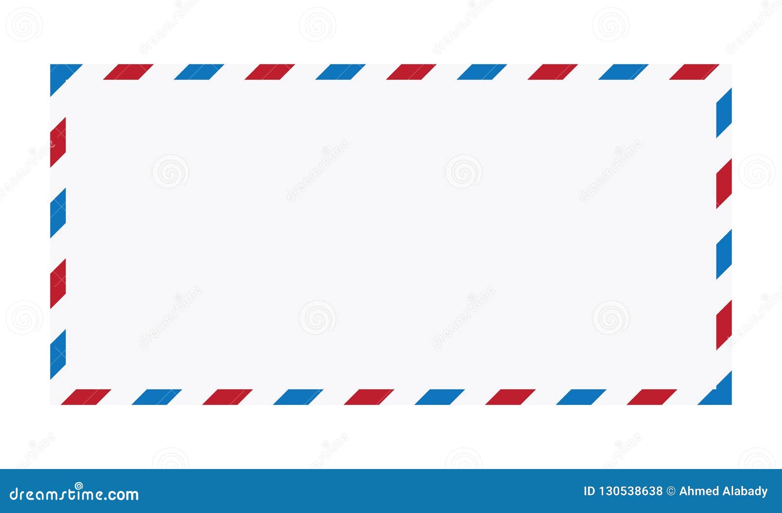 Air Mail Envelope Vector Illustration Stock Illustration - Illustration ...
