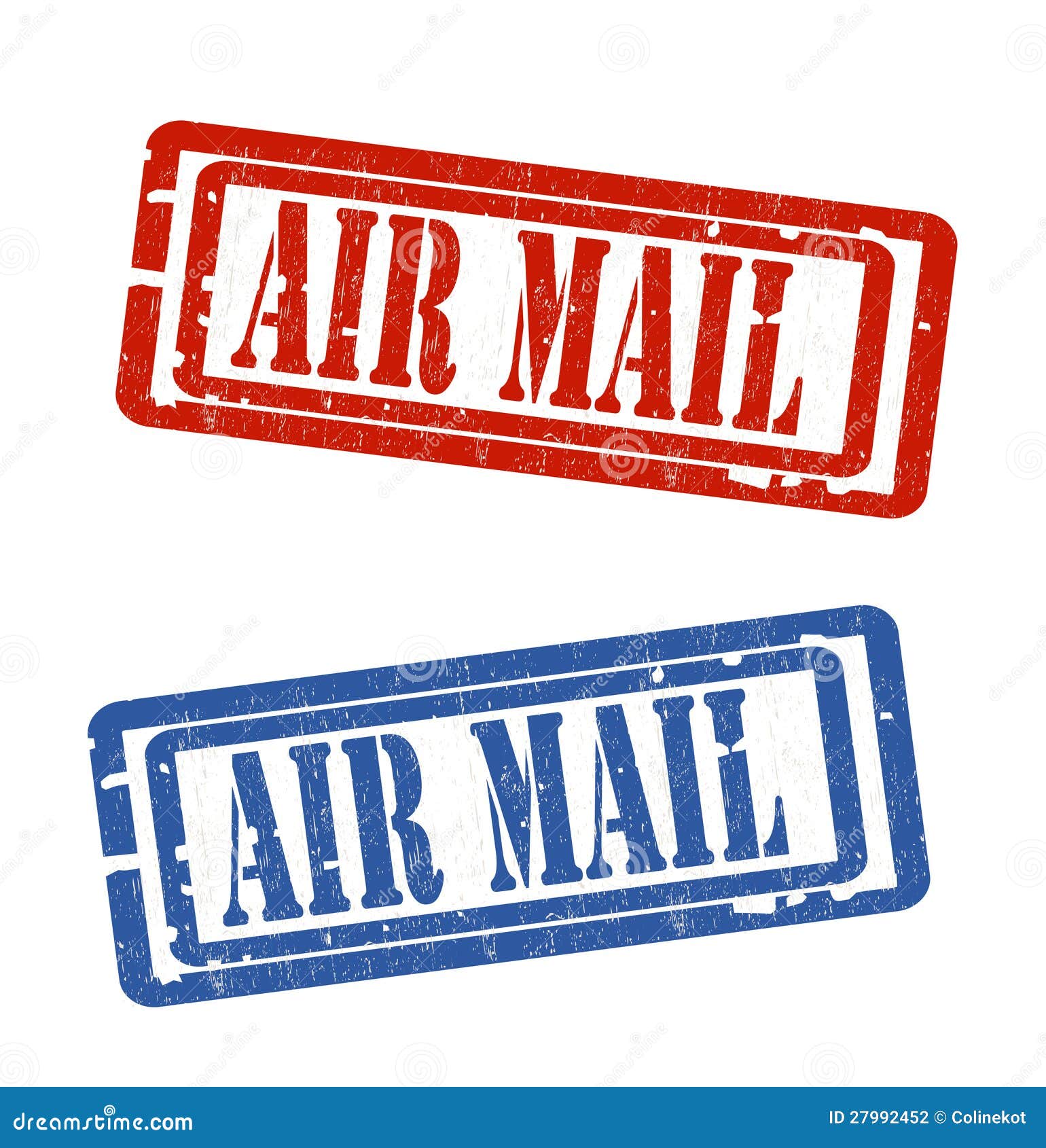 Air mail grungy stamp stock vector. Illustration of label - 27992452