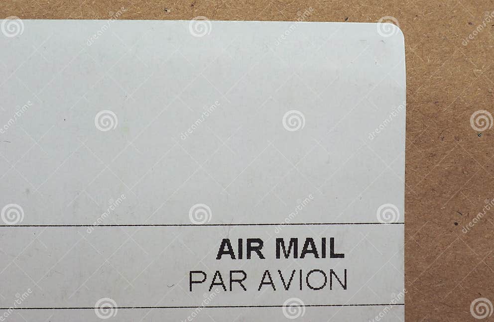 Air mail letter stock photo. Image of avion, paper, post - 179982920