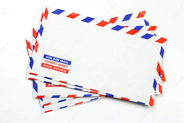 Air mail stack stock image. Image of office, message, airplane - 609439