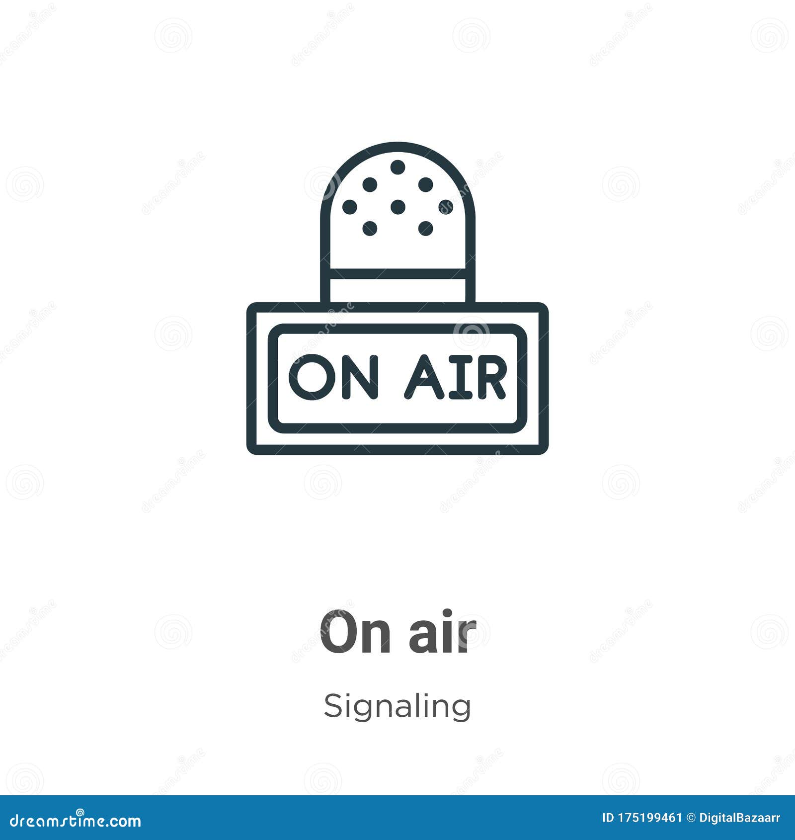 Signaling Outline Vector Icon. Thin Line Black Signaling Icon, Flat ... Signaling Outline Vector Icon. Thin Line Black Signaling Icon, Flat ...