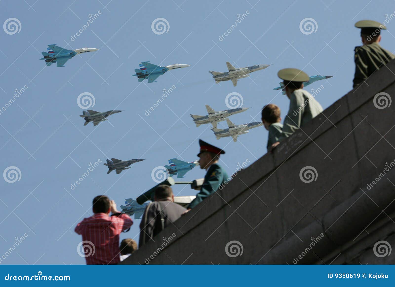 Air parade in Moscow editorial stock image. Image of moscow - 9350619