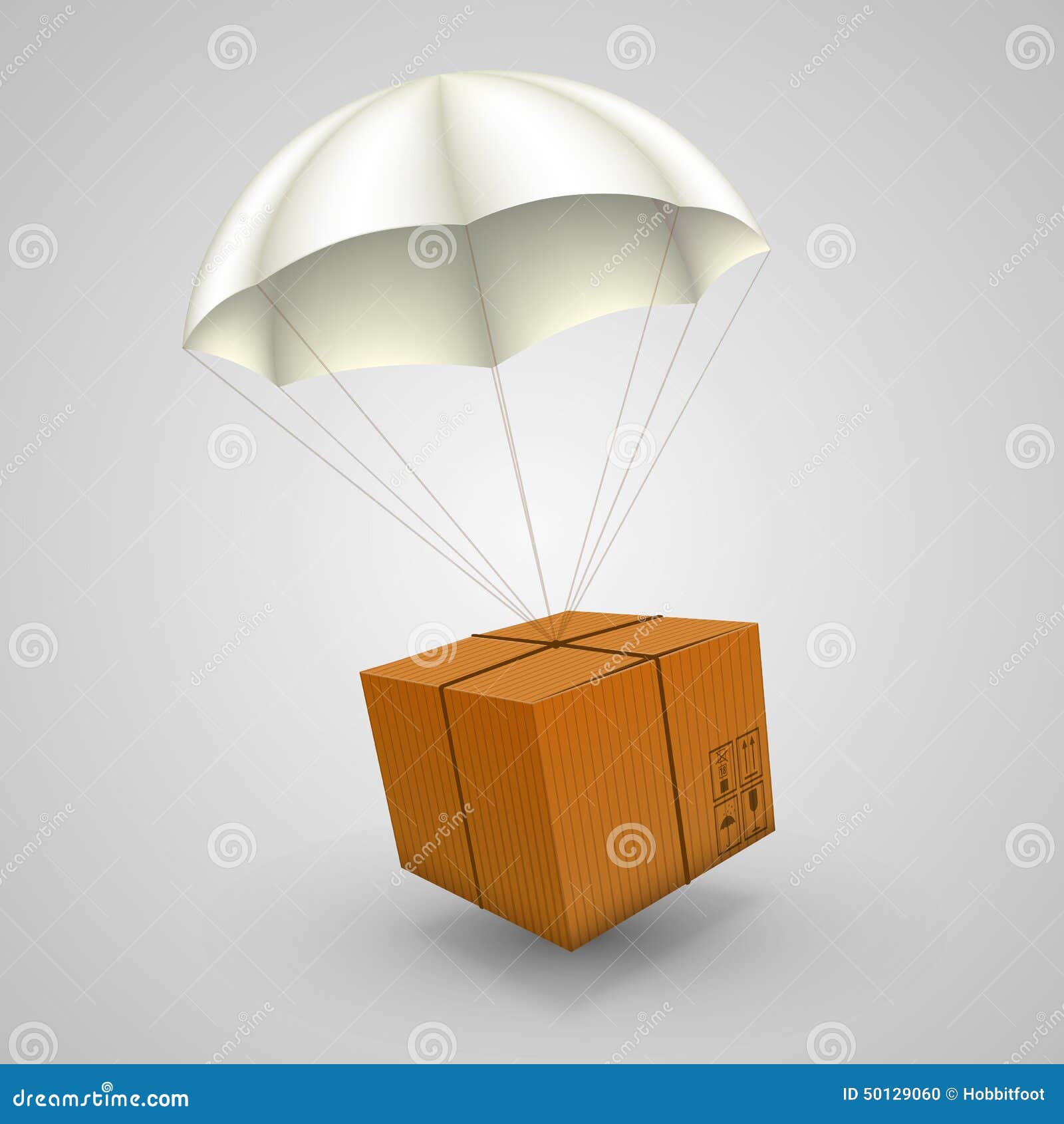 Air Parcels on a White Background Stock Vector - Illustration of ...