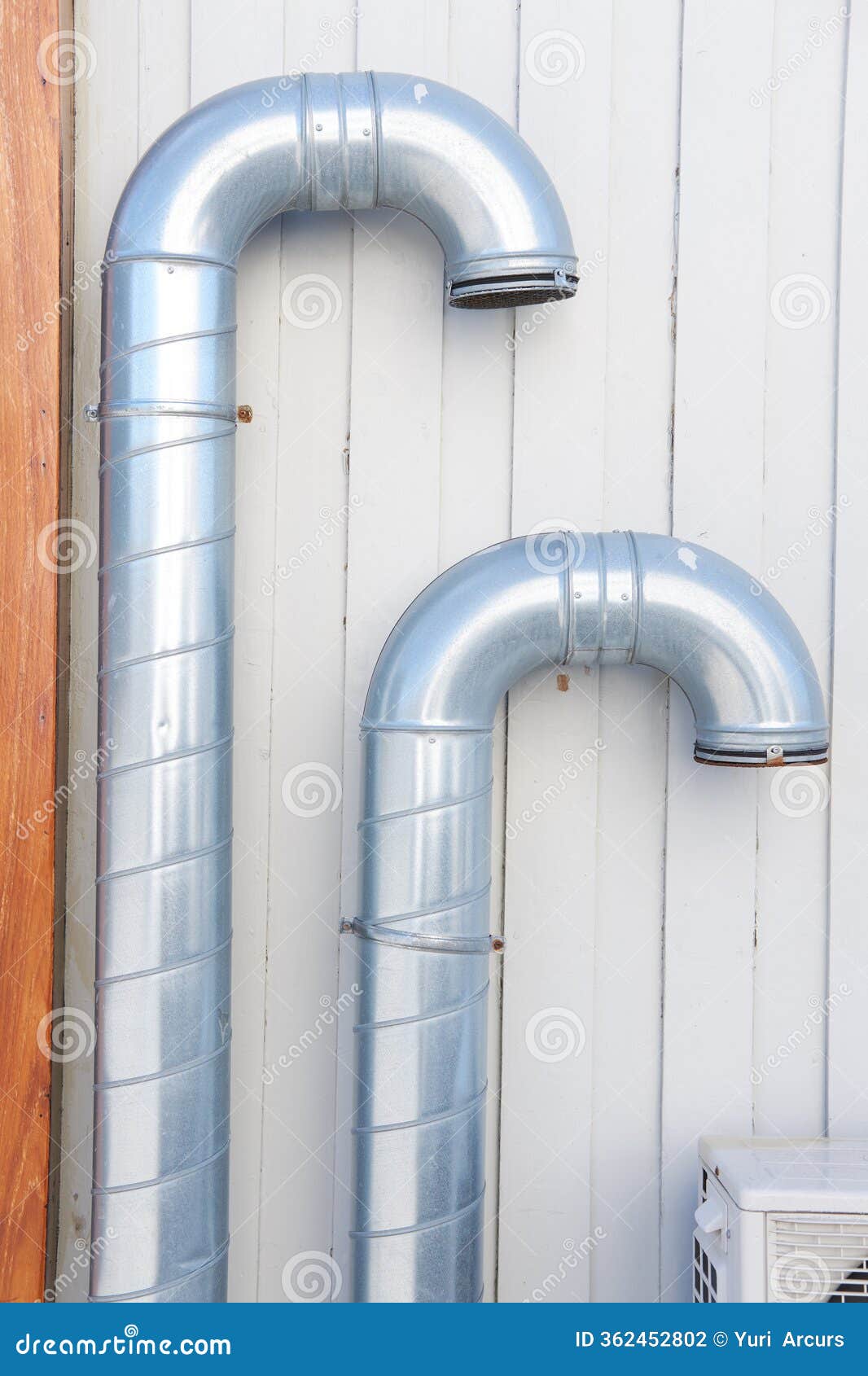 Air, Pipe and Ventilation System with Building for Gas, Vent Control or ...