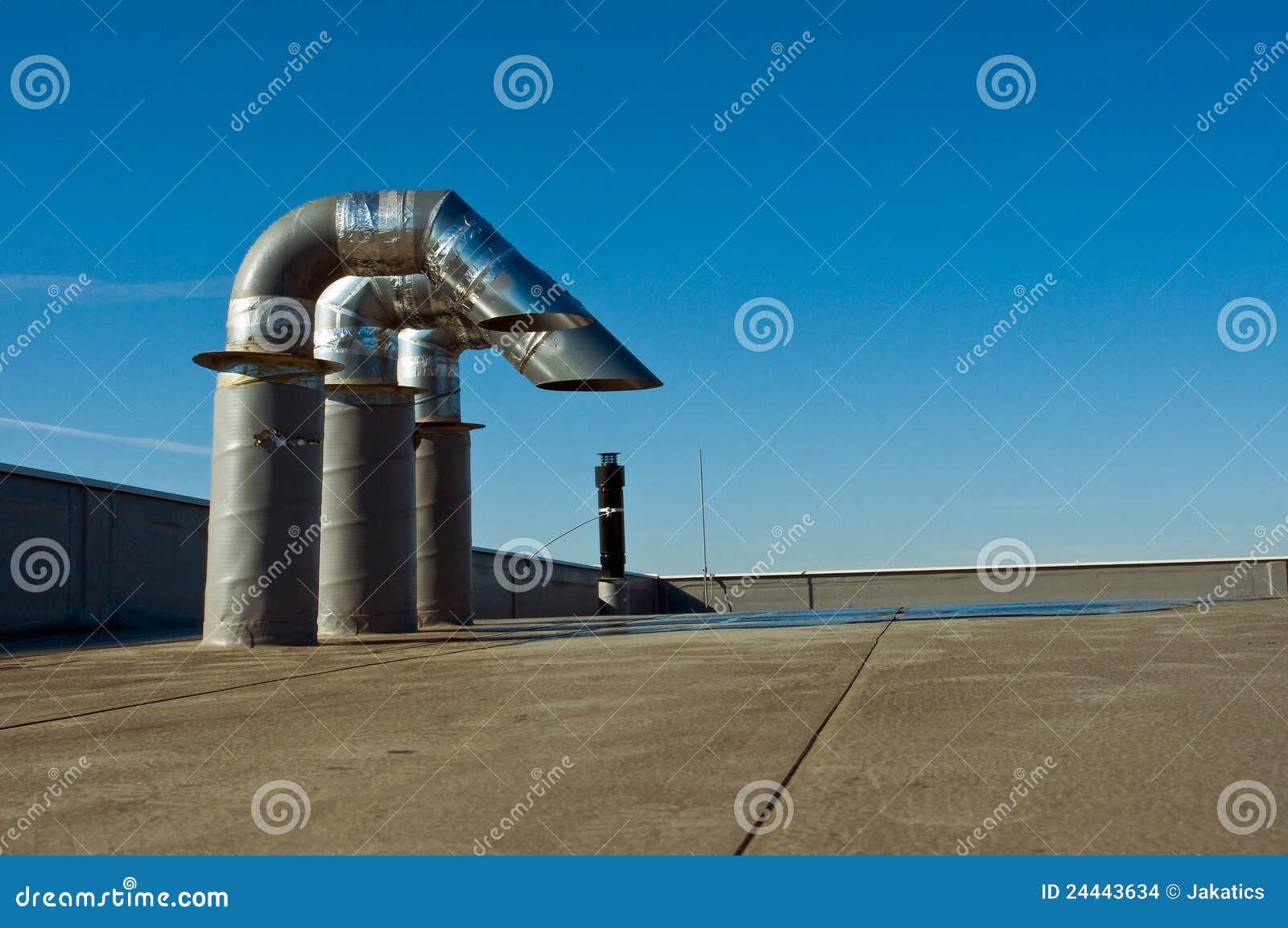 Air pipes stock photo. Image of architecture, chimney - 24443634