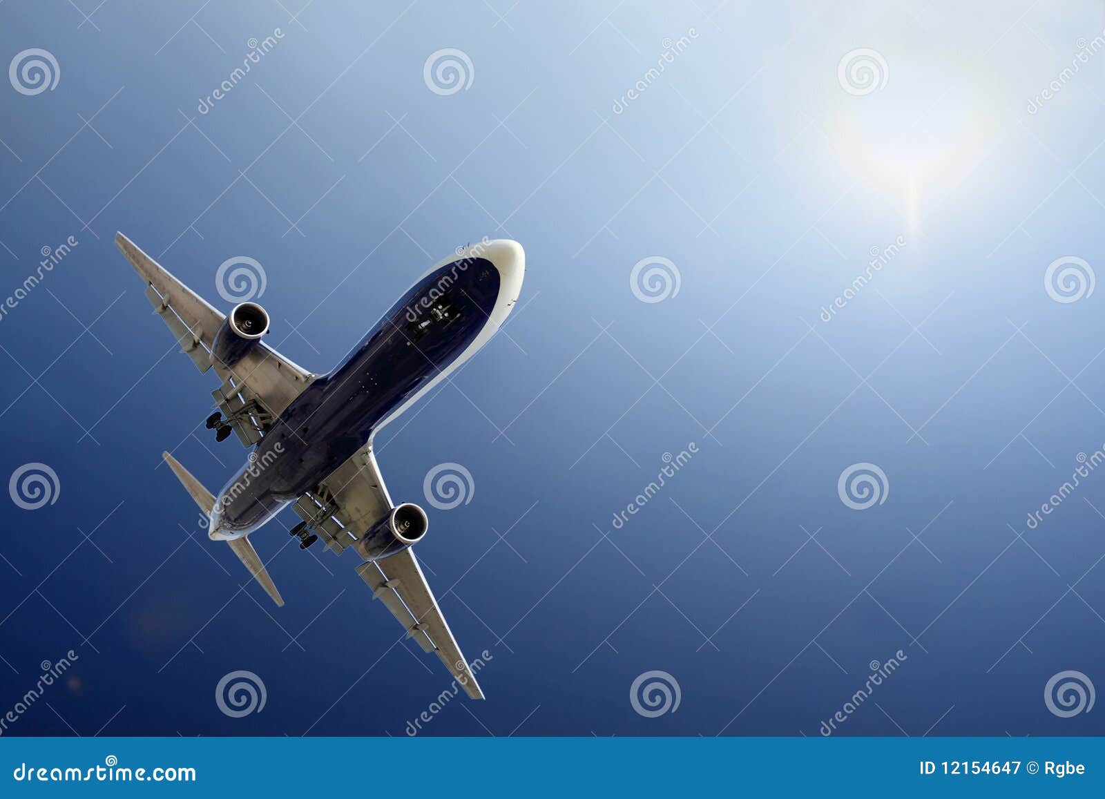 Air plane stock image. Image of business, industries - 12154647
