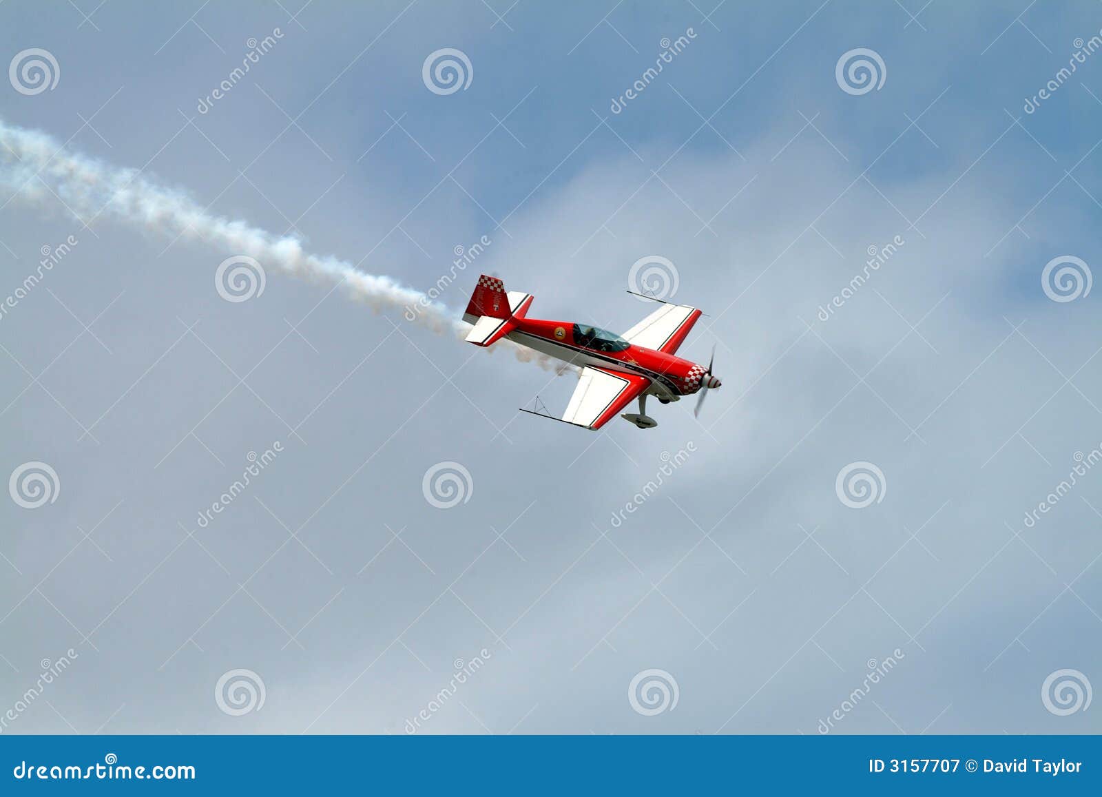 Air plane aerobatics stock image. Image of aircraft, trail - 3157707
