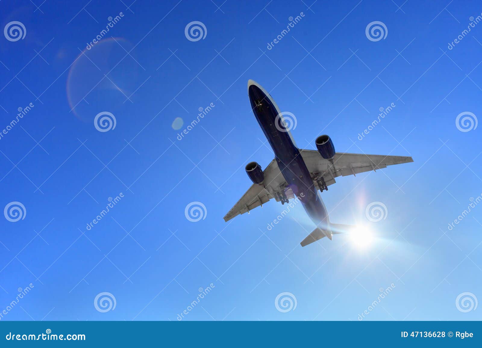 Air plane stock photo. Image of cross, flighting, business - 47136628