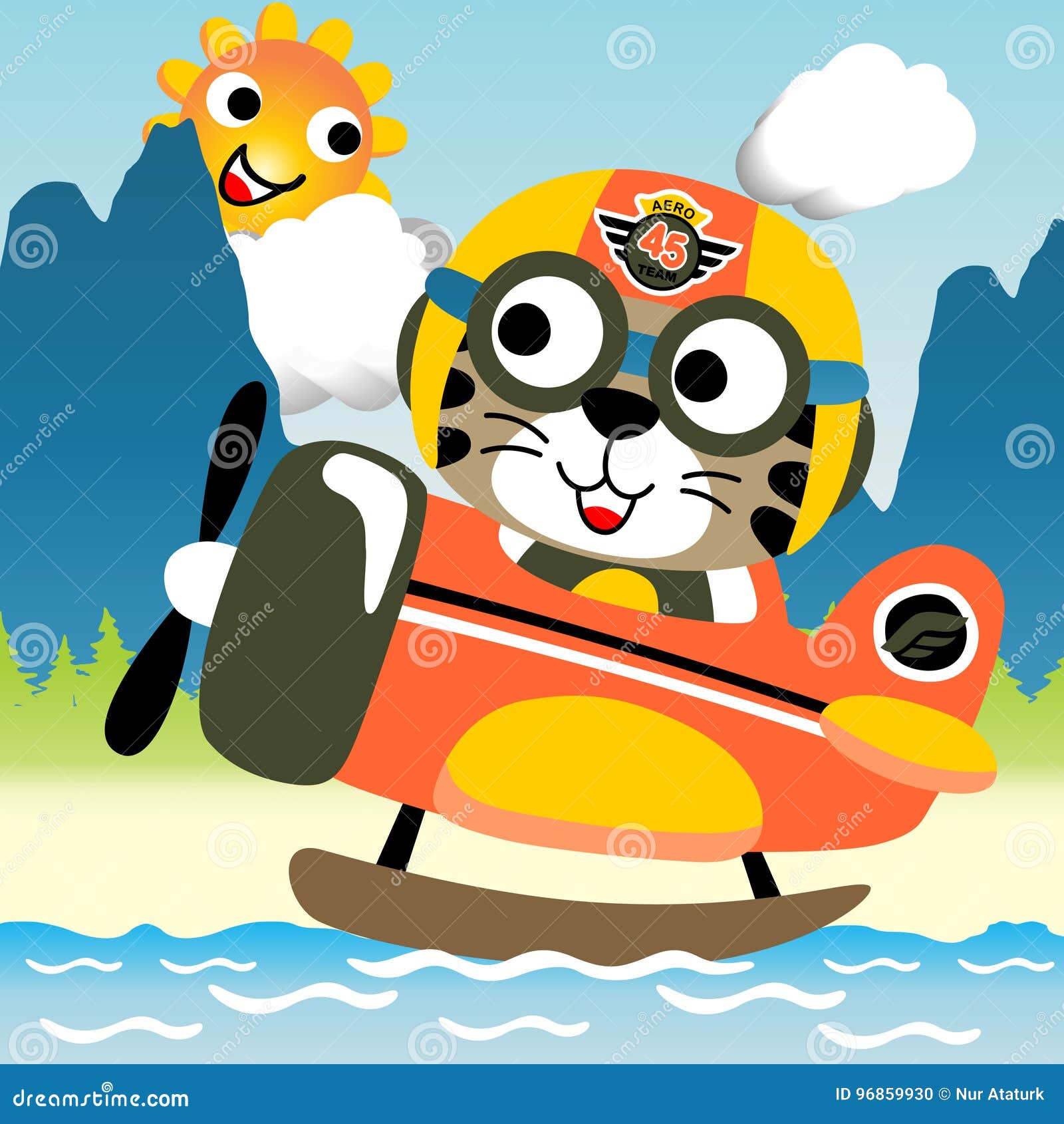 The Pilot Was Ready To Board The Ship. Royalty-Free Cartoon ...