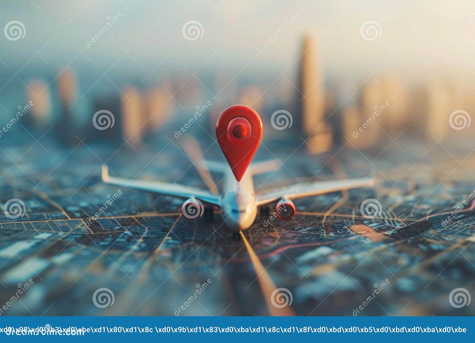 Air Plane Fly GPS Navigation Pointer Symbol City To City on the Planet ...