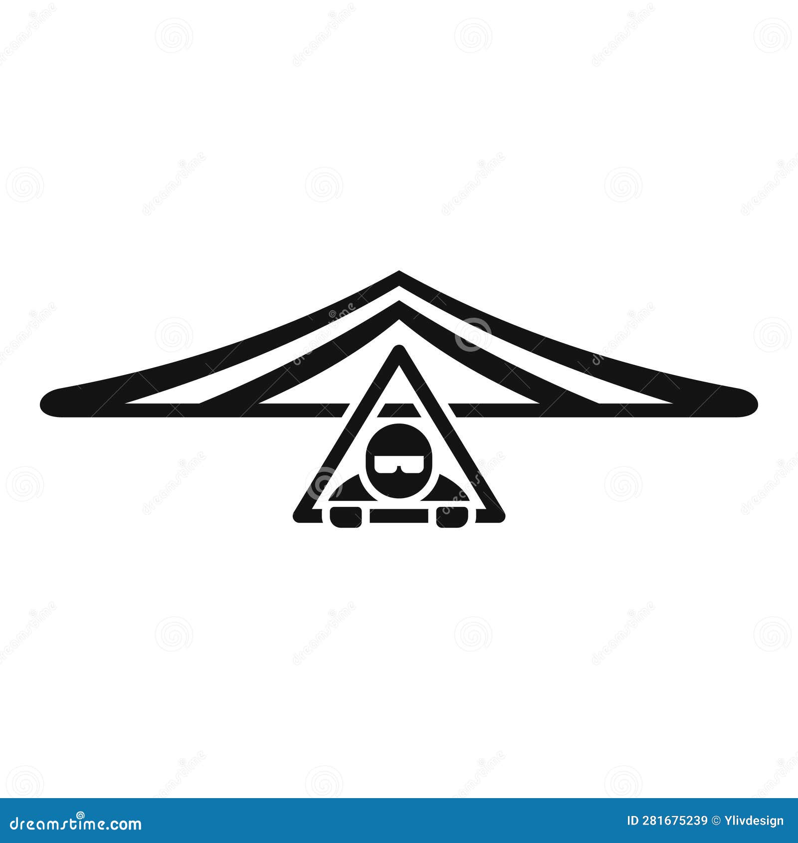 Air Plane Icon Simple Vector. Para Fly Stock Illustration ...
