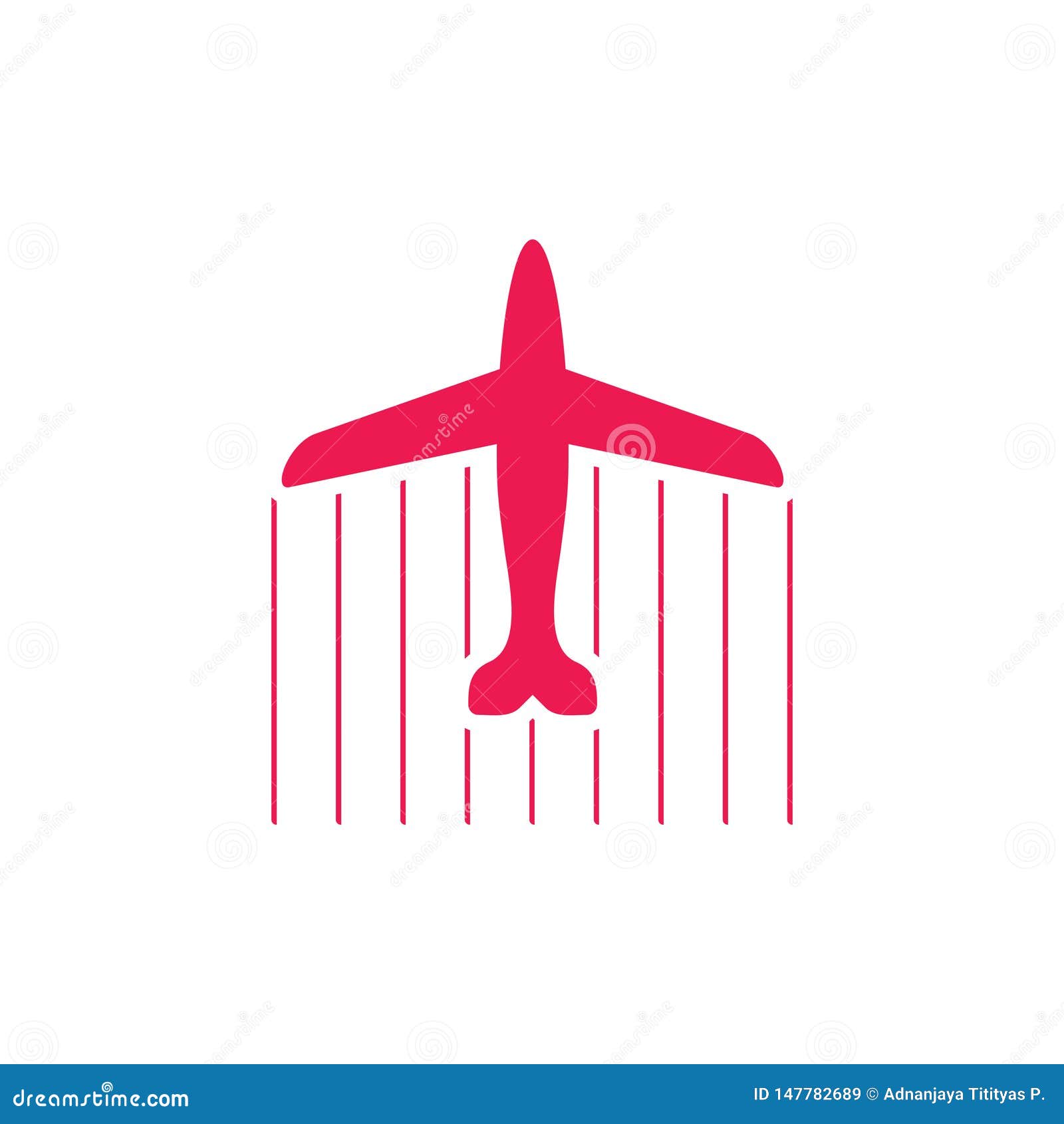 Air Plane Jet Fly Swoosh Symbol Decor Vector Stock Vector ...