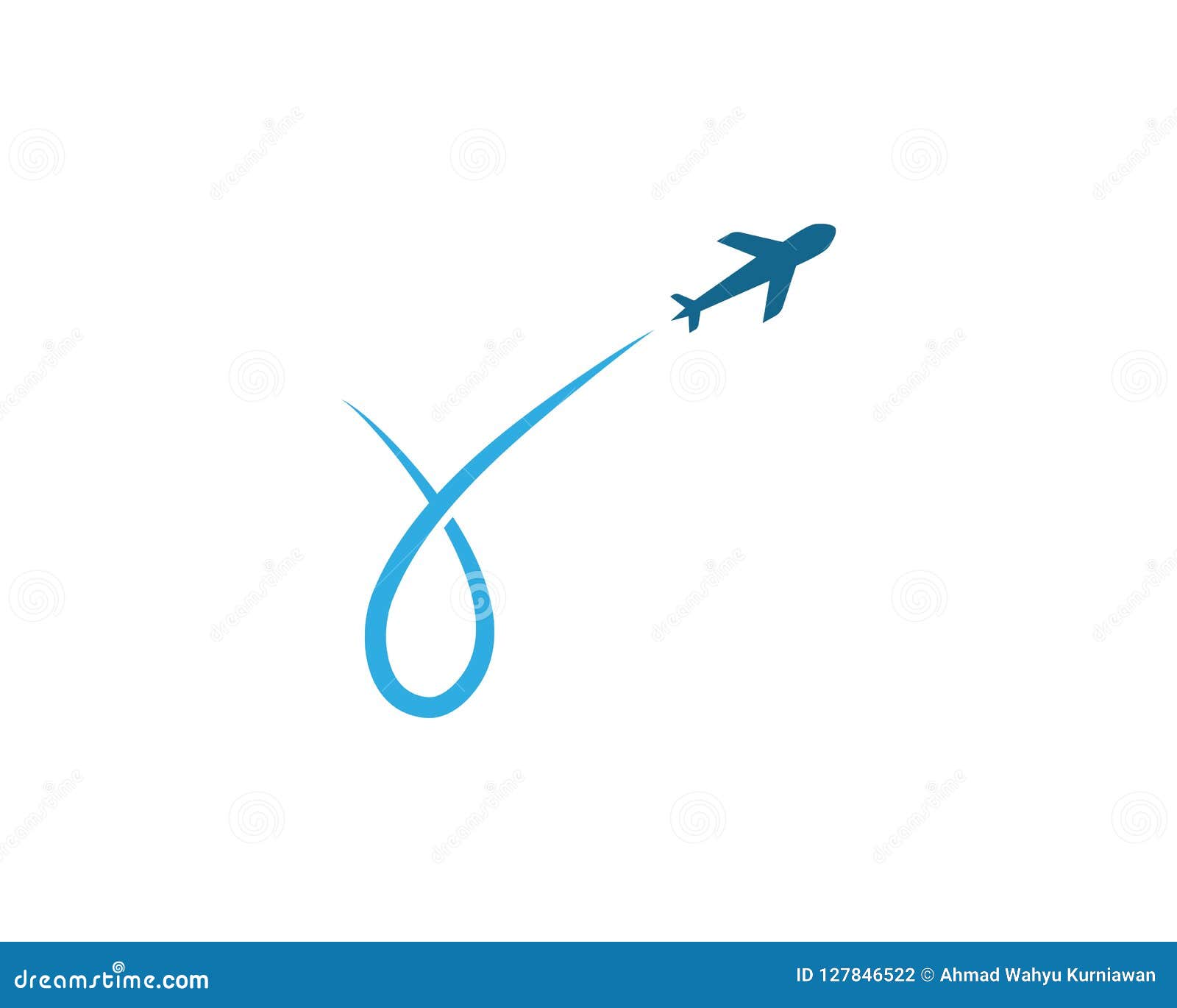 Air Plane logo vector stock vector. Illustration of logo - 127846522