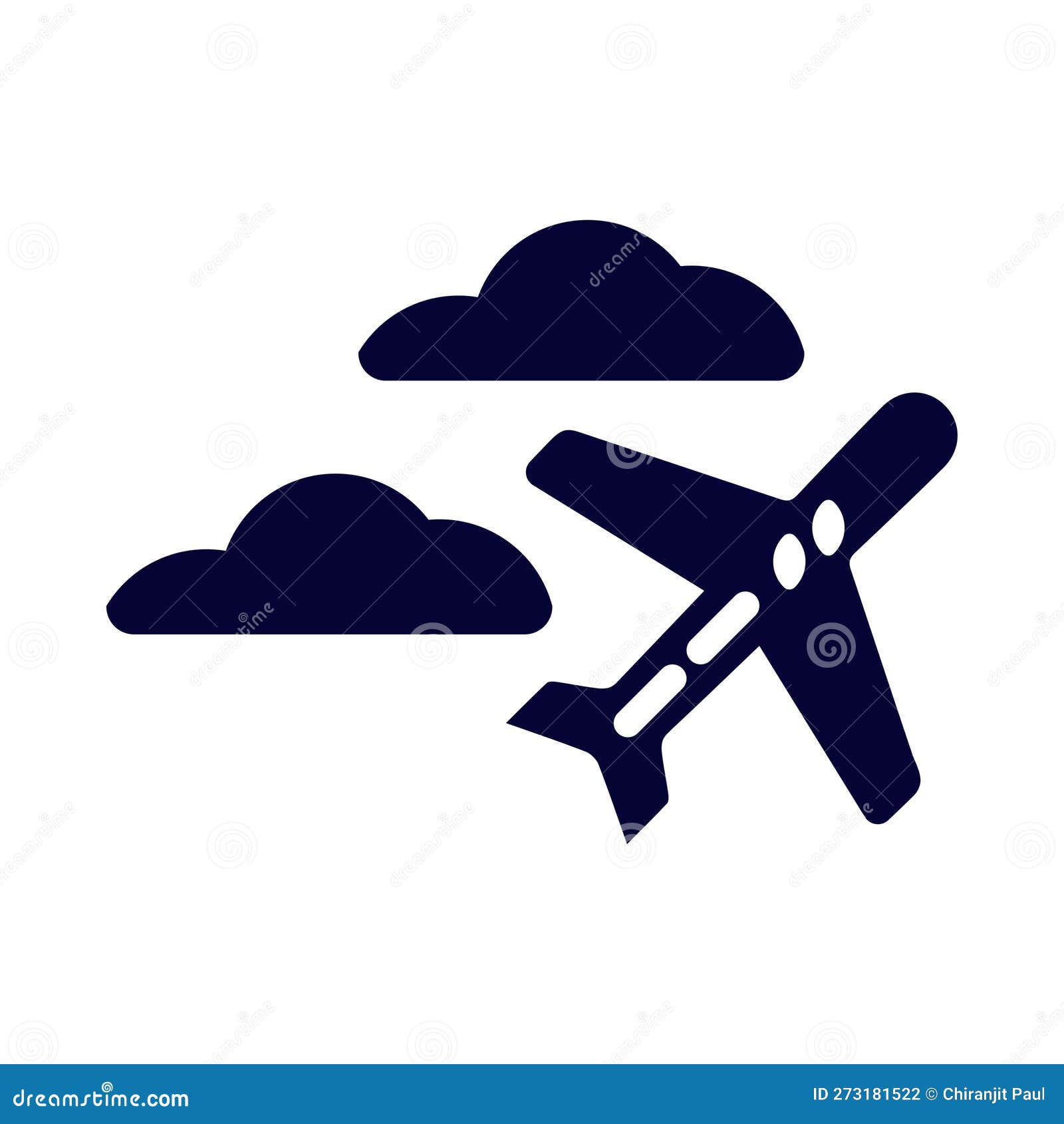Air, Plane, Travel Air, Travel Air Icon Stock Vector - Illustration of ...