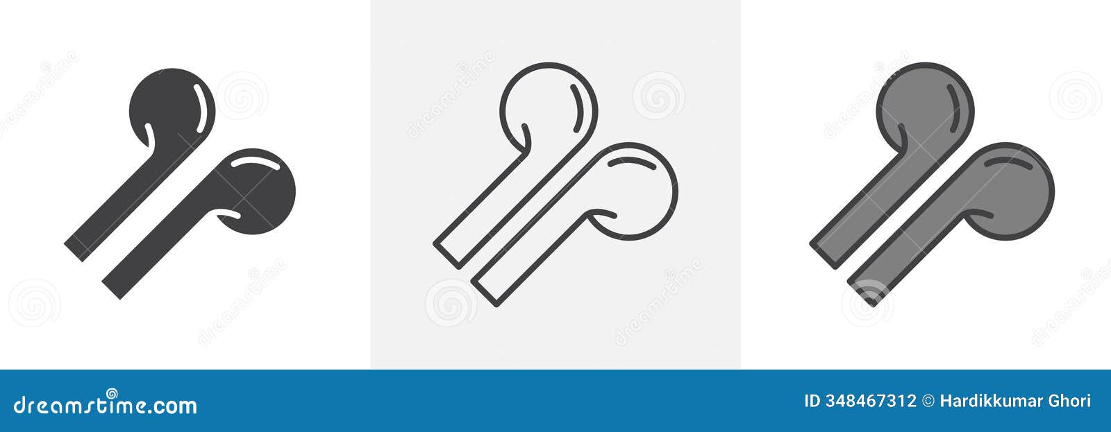 Air Pods Icon Cartoon Vector | CartoonDealer.com #325373669