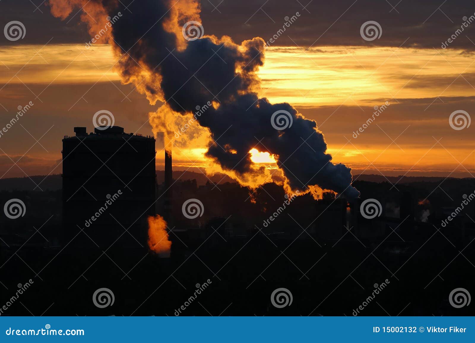 Air pollution stock photo. Image of destruction, fume - 15002132
