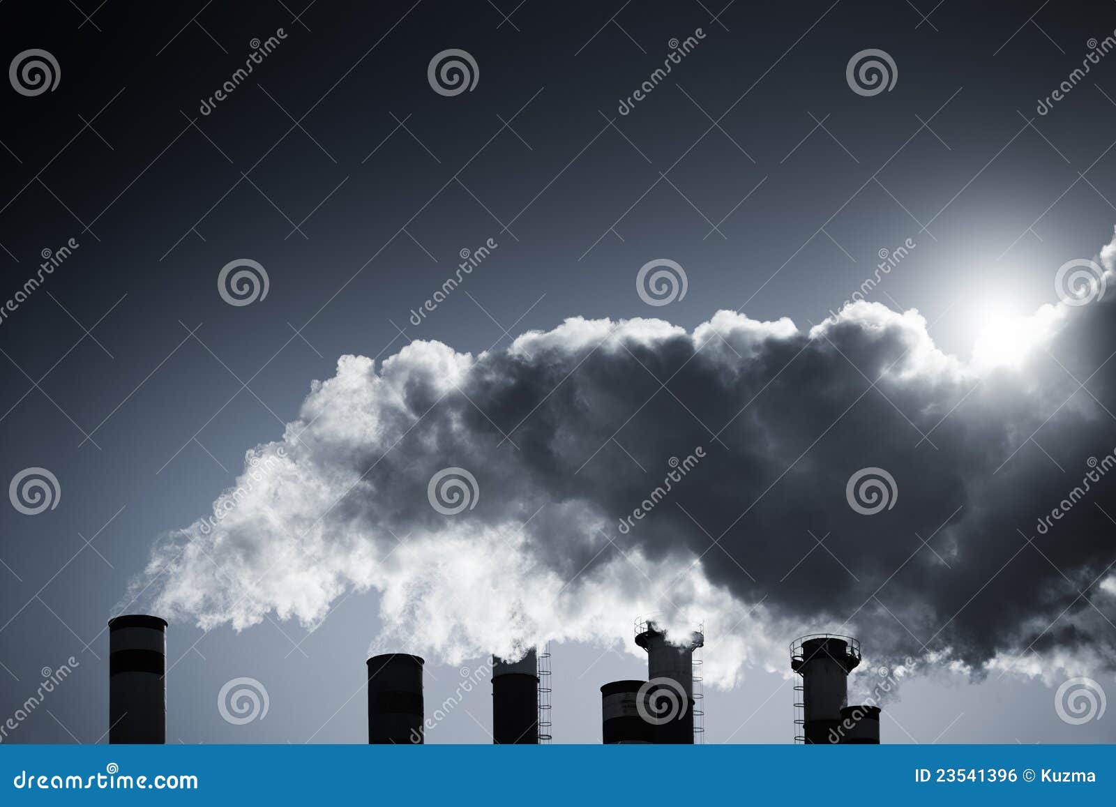 Air pollution stock photo. Image of tubing, smoke, environment - 23541396