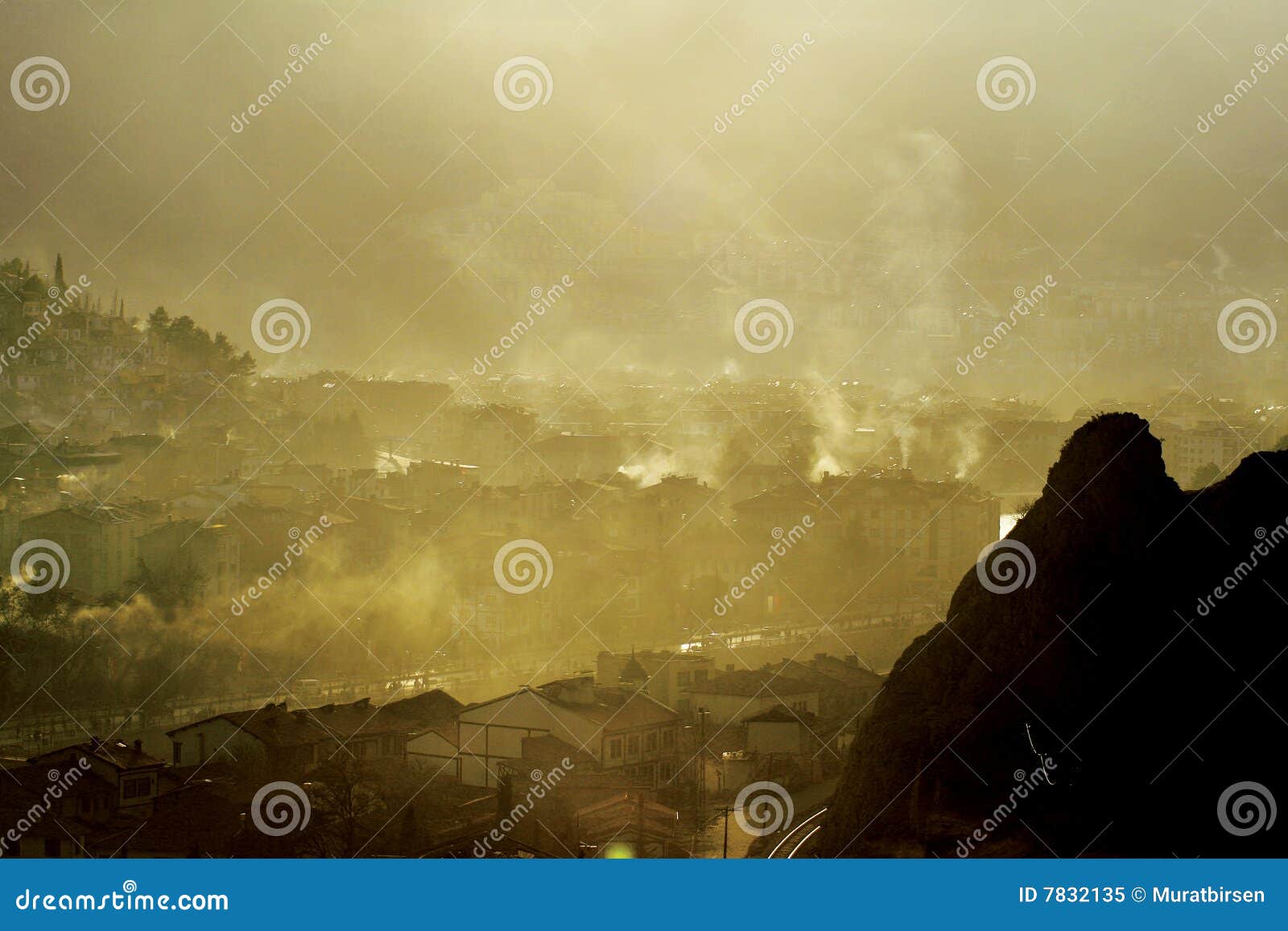 Air pollution stock image. Image of environmental, deterioration - 7832135
