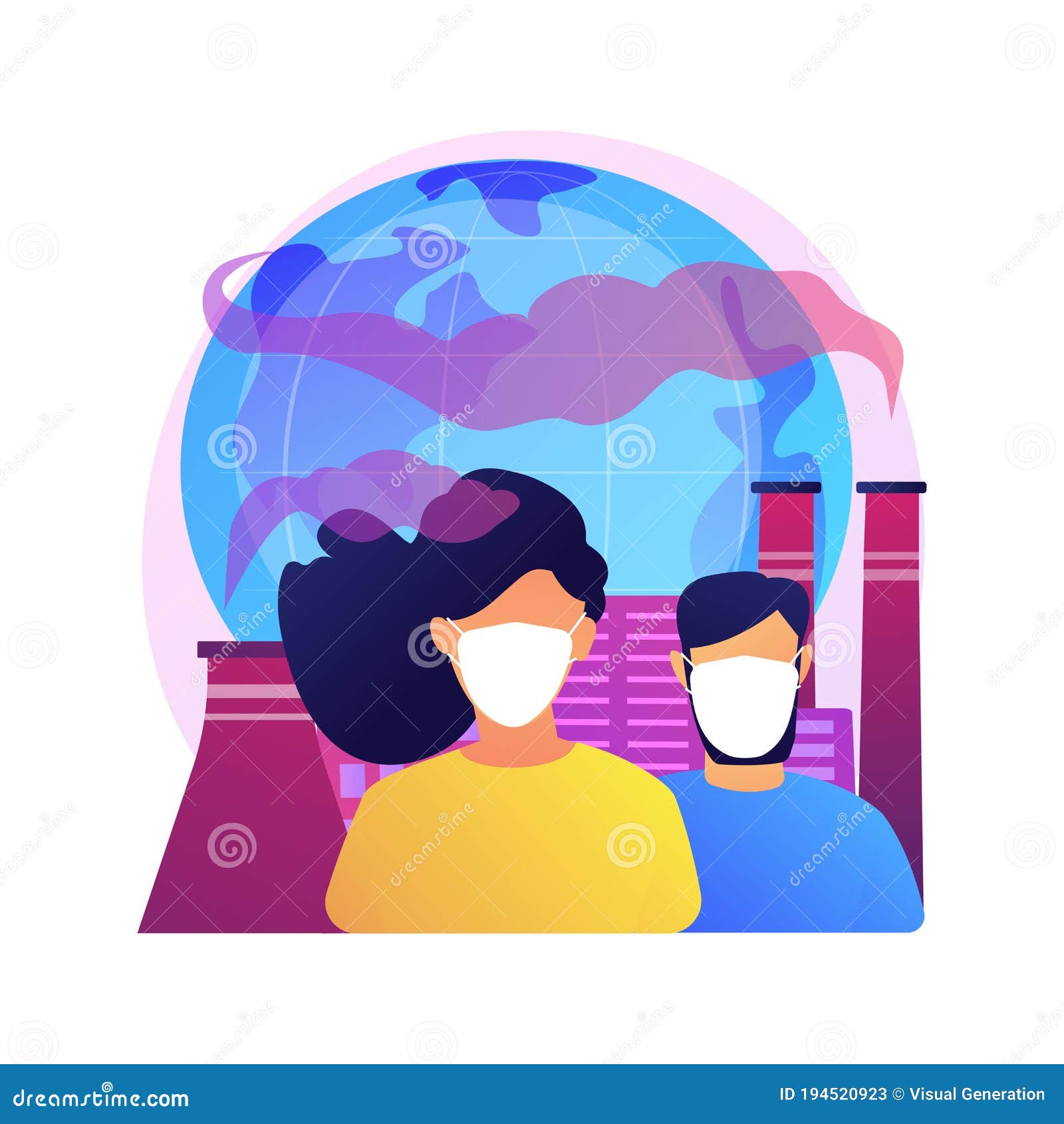 Air Pollution Abstract Concept Vector Illustration. Stock Vector ...