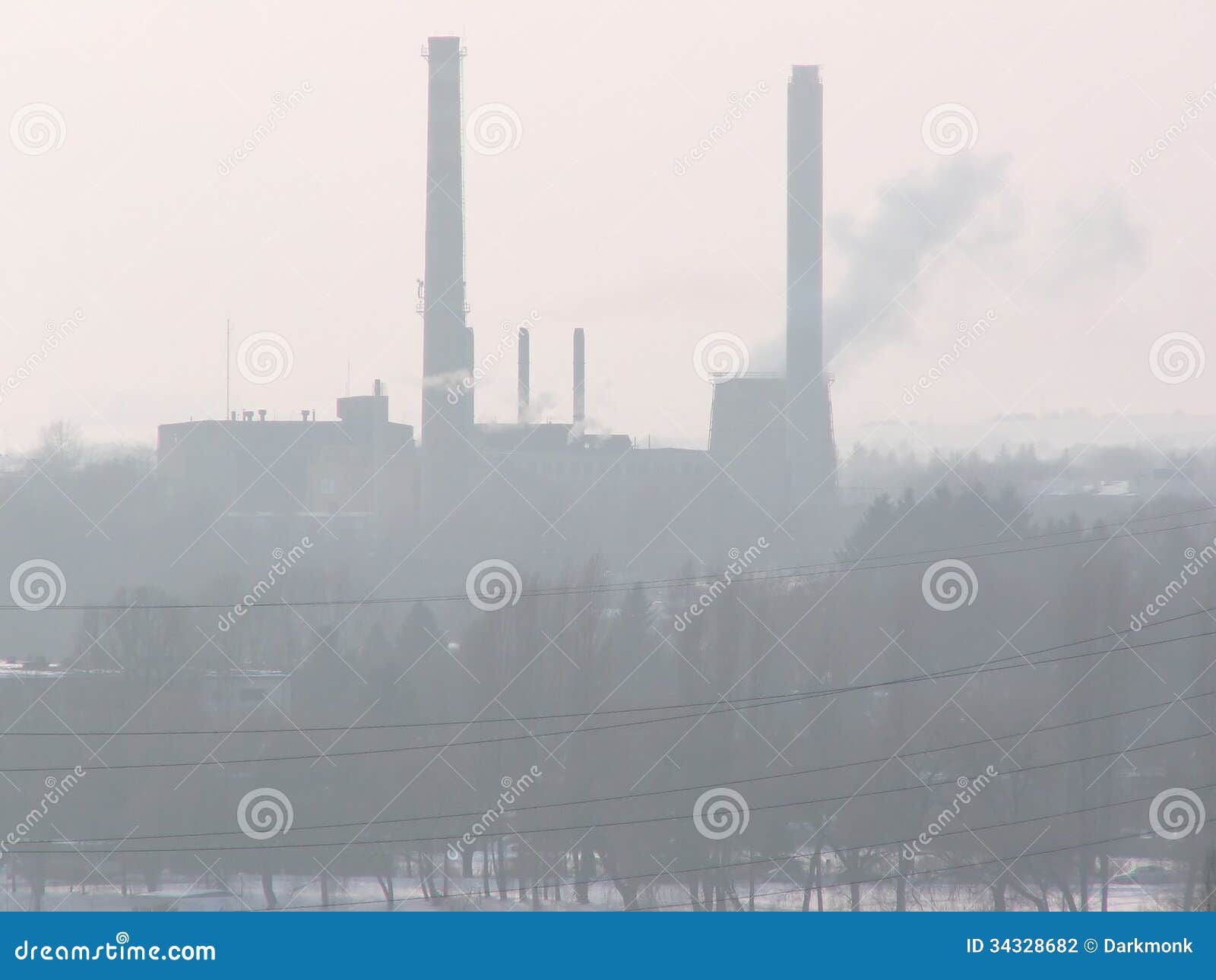 Air Pollution Factory stock photo. Image of disaster - 34328682