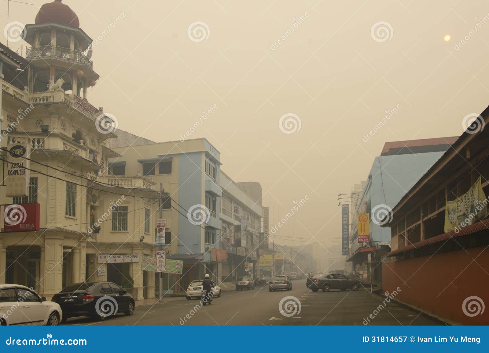 Air Pollution Haze Hazard at Malaysia Editorial Photography - Image of ...