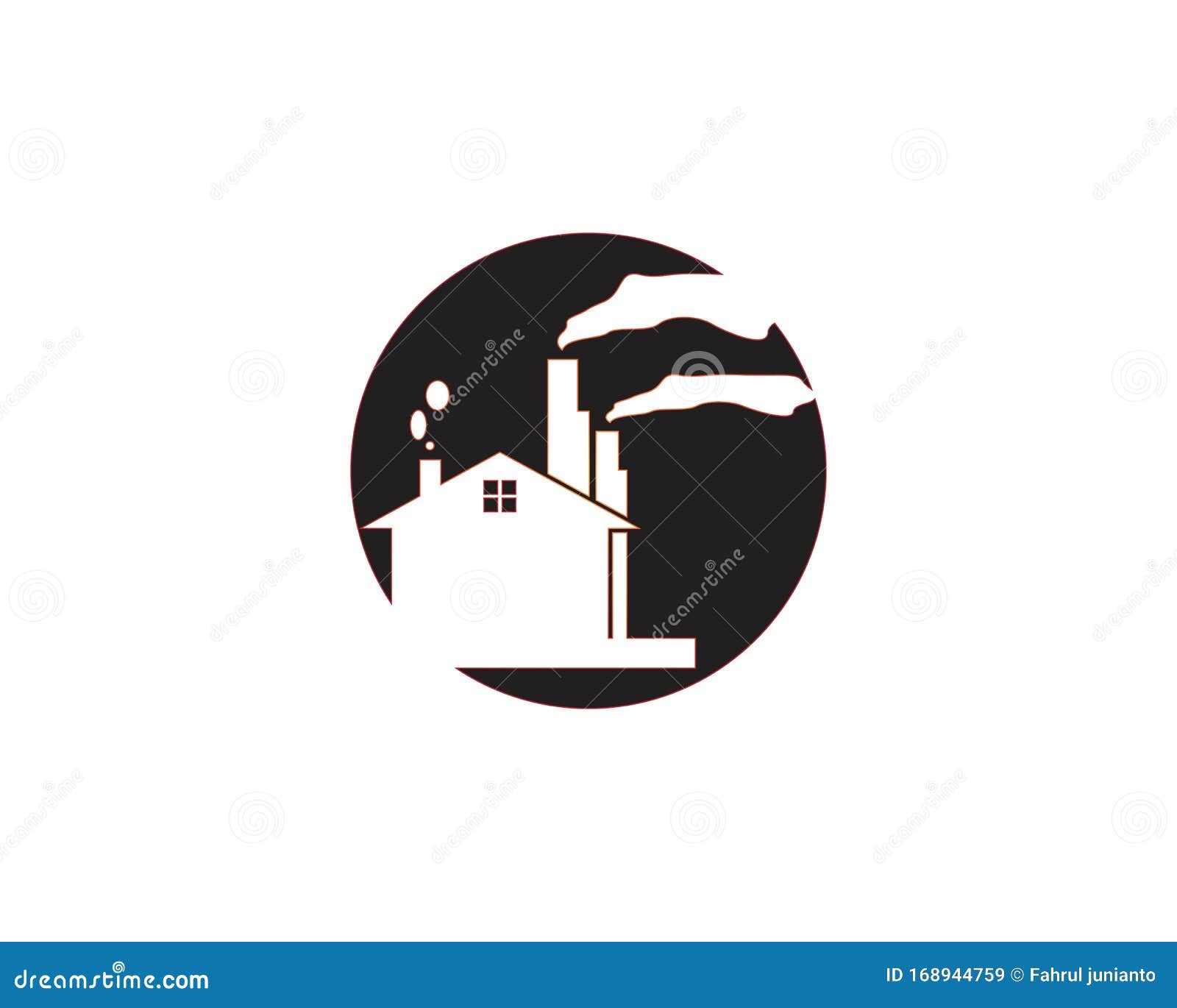 Air Pollution Logo Vector Illustration Stock Illustration ...