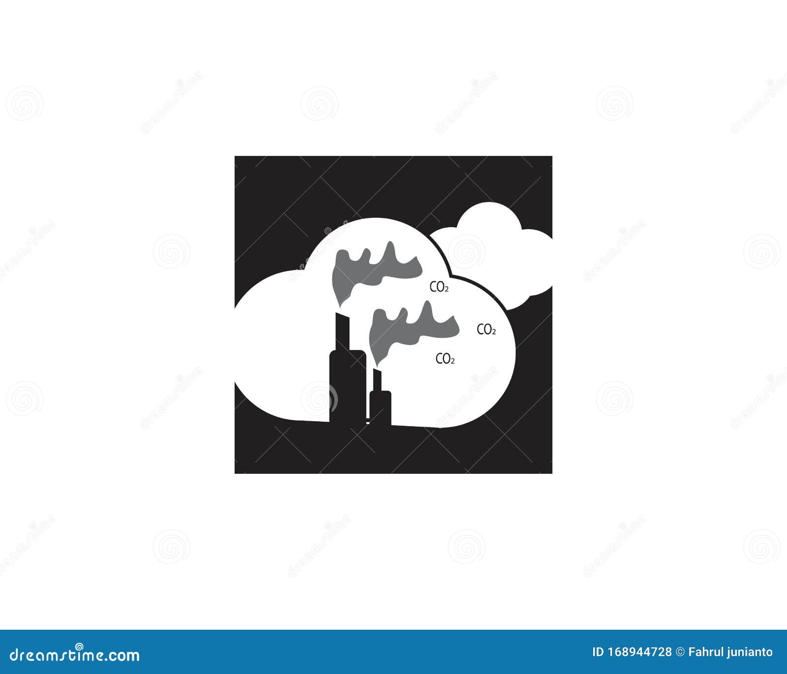 Air Pollution Logo Vector Illustration Stock Illustration ...
