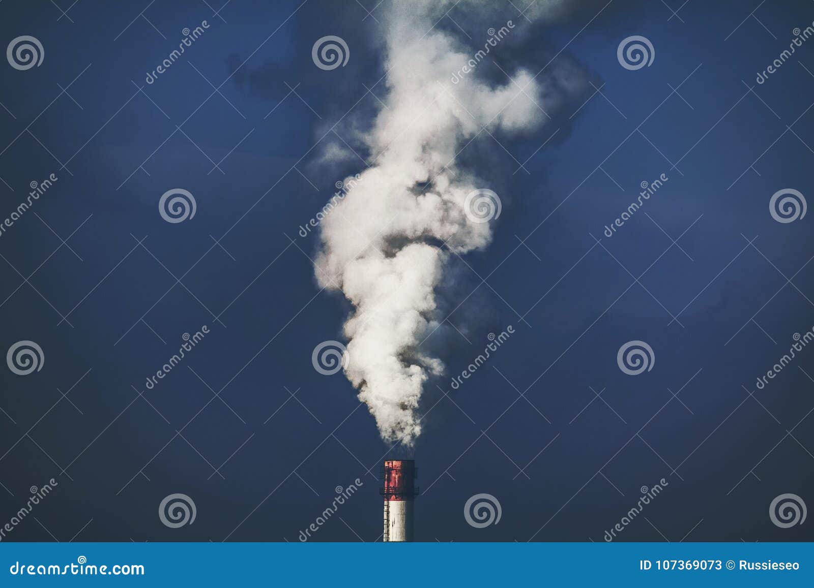 Air Pollution through the Pipe Stock Image - Image of ecology ...
