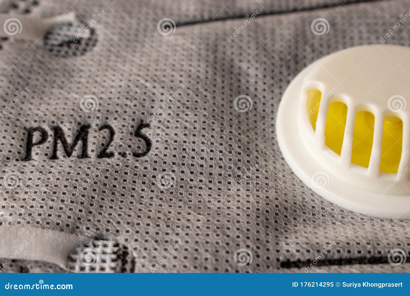 Air Pollution Pm2.5 Concept.PM2.5 Mask on White Background. Stock Image ...
