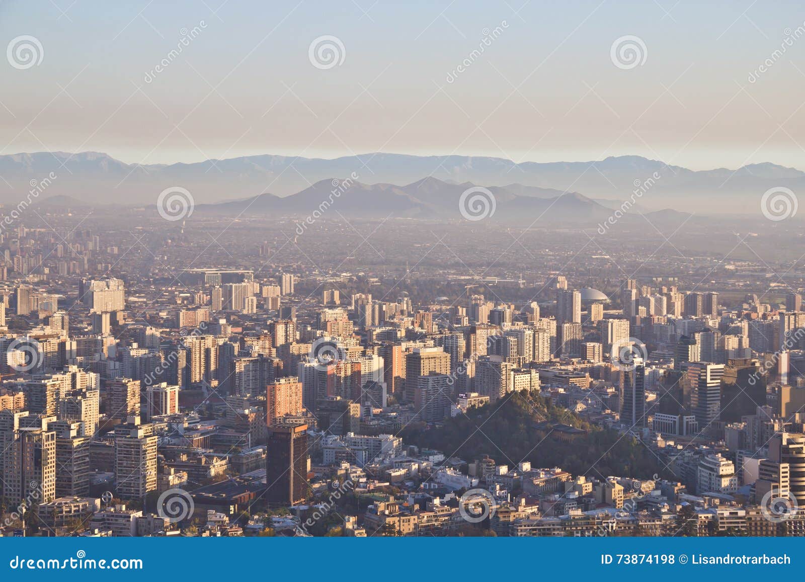 Air pollution stock photo. Image of stadium, santiago - 73874198