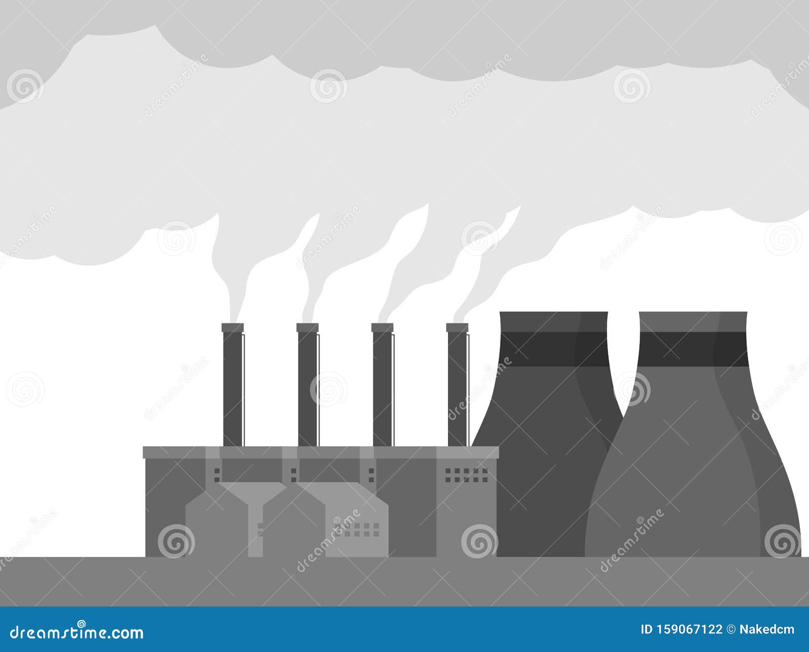 Industrial Smog Drawing