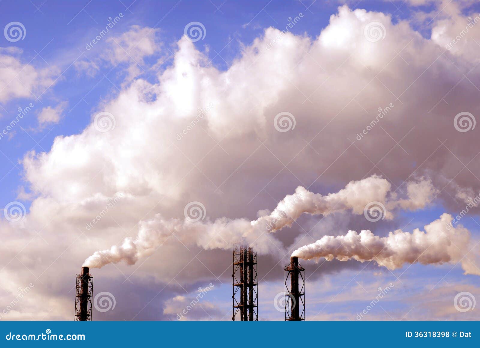 Air pollution stock photo. Image of danger, contaminate - 36318398