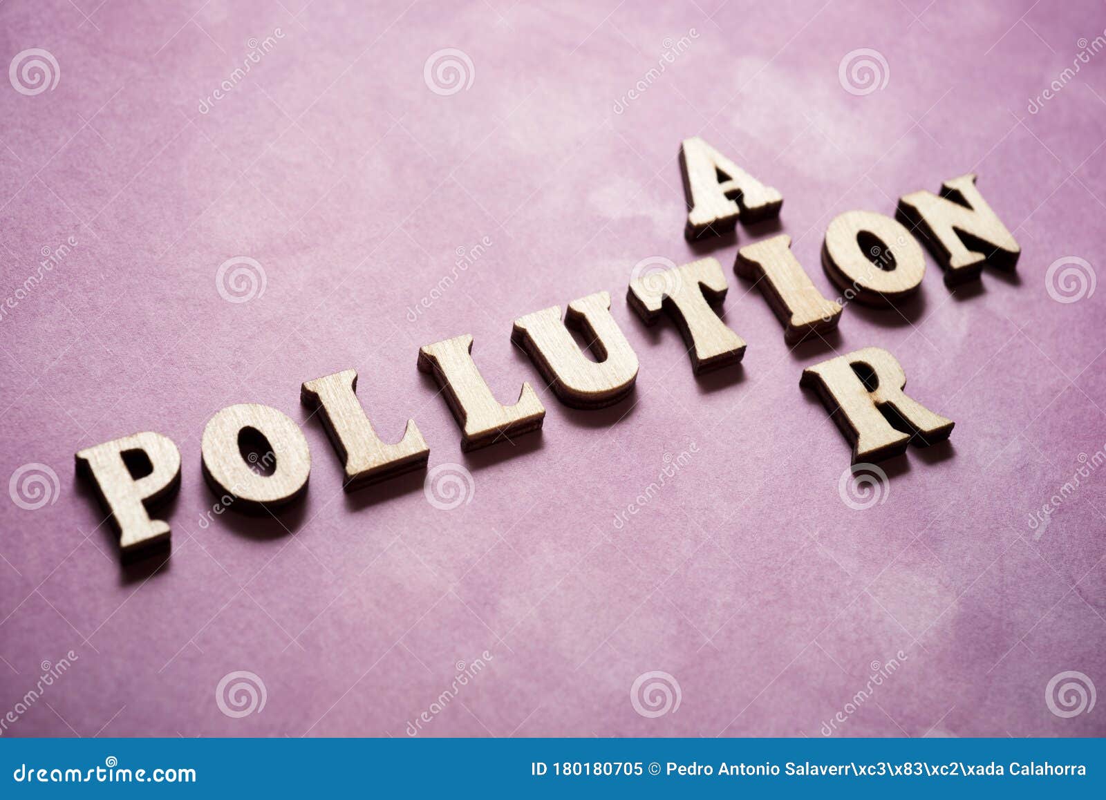 Air pollution text stock image. Image of character, idea - 180180705