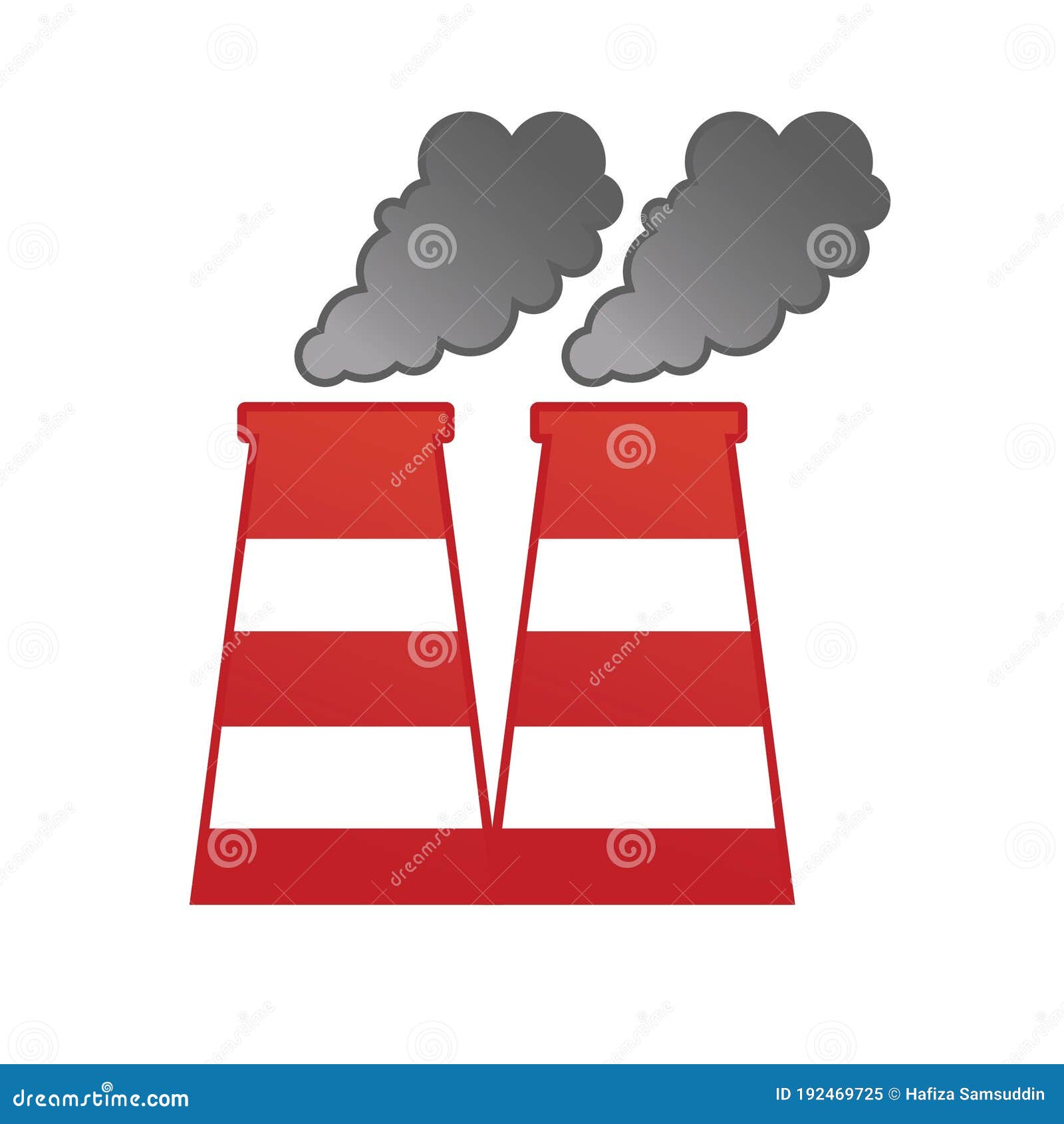 Air Pollution. Vector Illustration Decorative Design Stock Vector ...