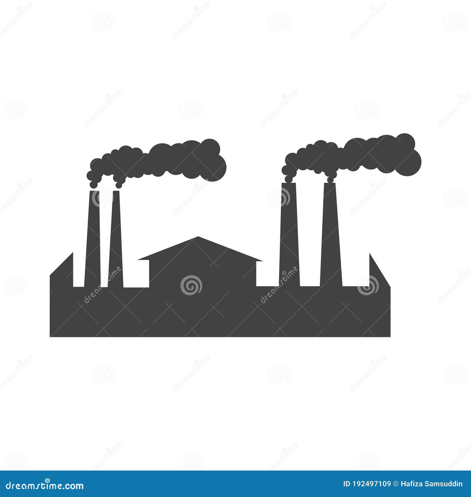 Air Pollution. Vector Illustration Decorative Design Stock Vector ...