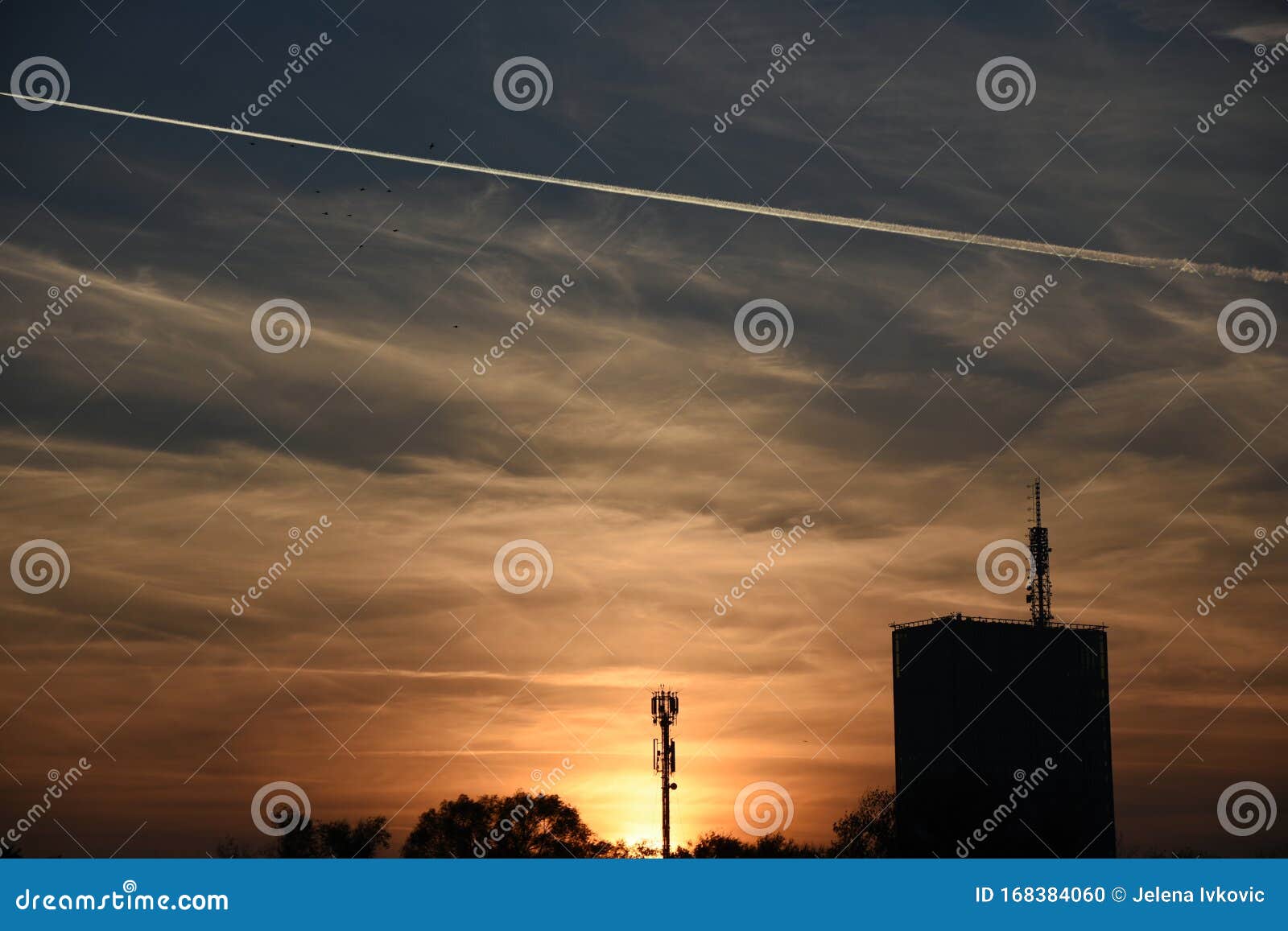 Air Pollution Visible on the Sky Stock Photo - Image of health ...