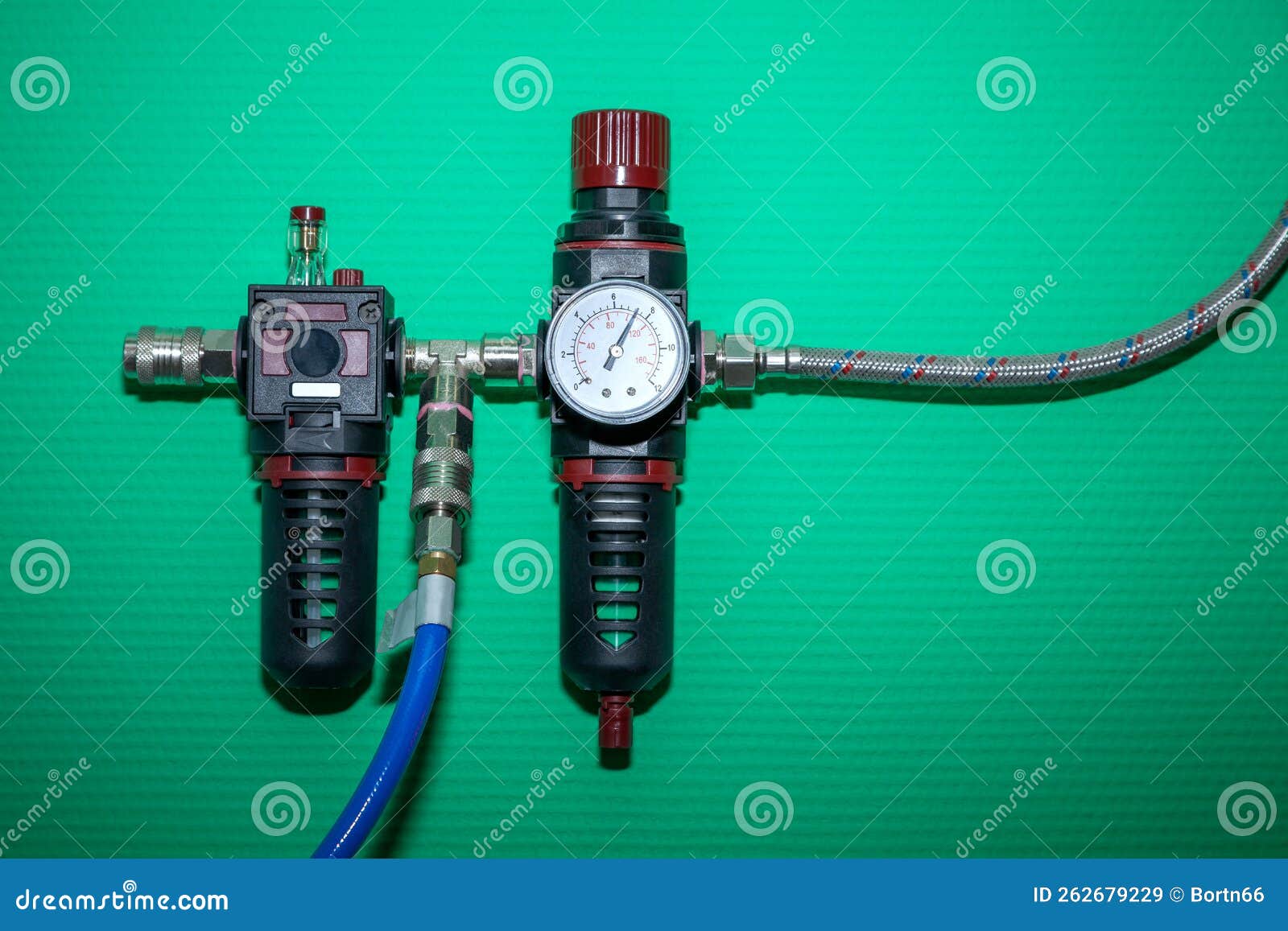 New Oil Pressure Sensor Car Isolated On White Background. Spare Parts ...