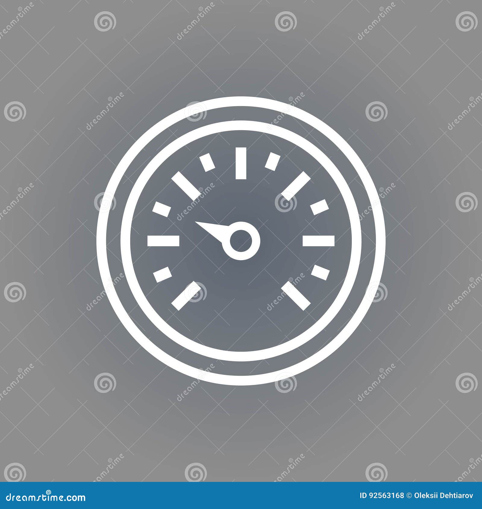 Air Pressure Sensor Icon Stock Vector Illustration Flat Design Stock ...