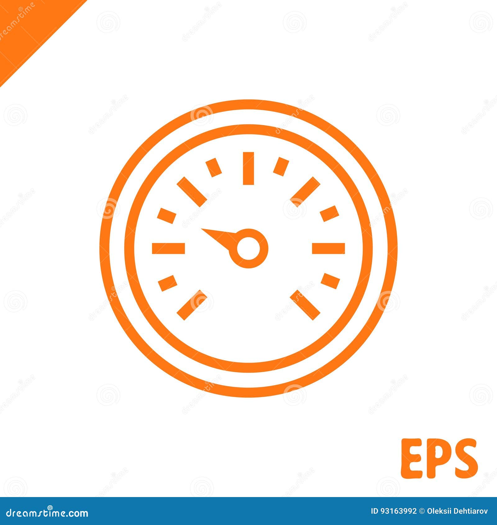 Air Pressure Sensor Icon Stock Vector Illustration Flat Design Stock ...