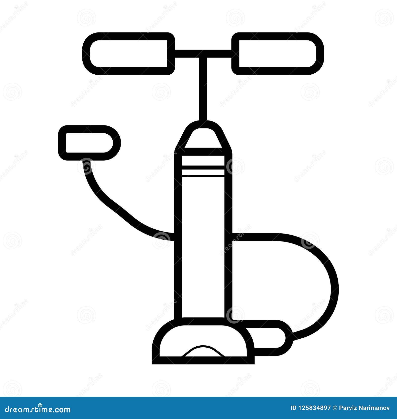 Air pump icon stock illustration. Illustration of apparatus - 125834897