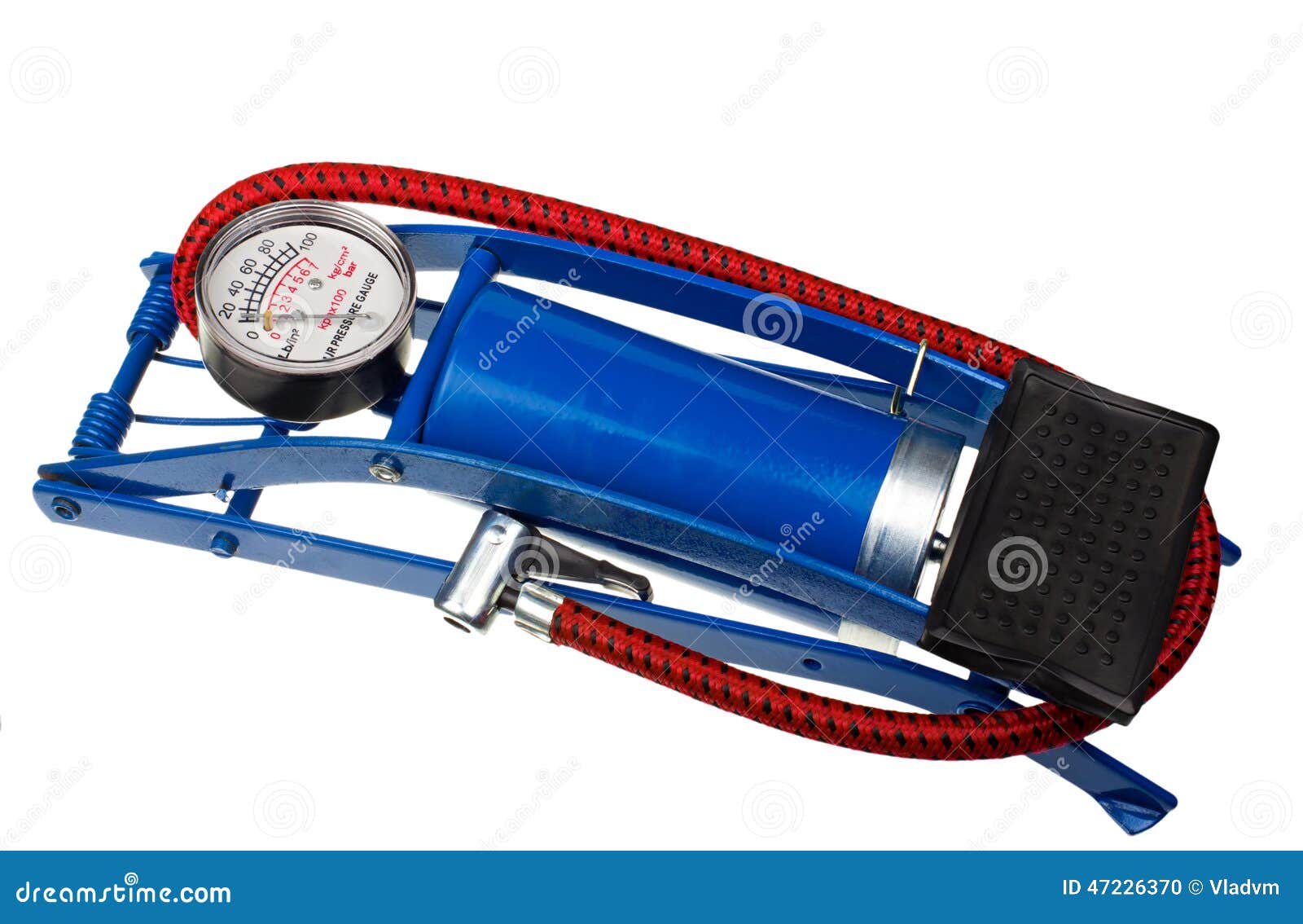 Air Pump Isolated on White Background Stock Photo - Image of equipment ...