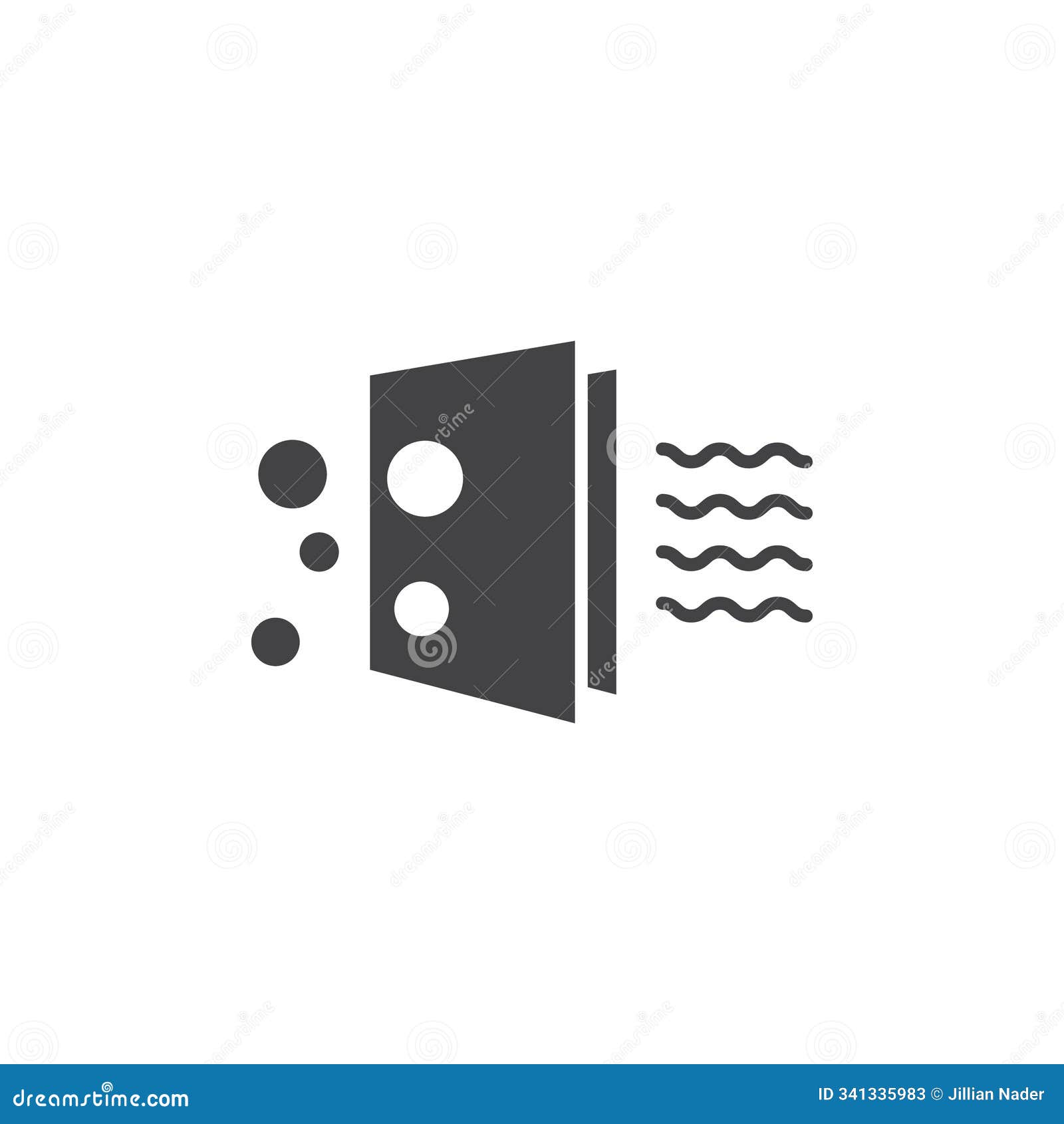 Air Purification Icon Flat Simple Outline Set Stock Illustration ...